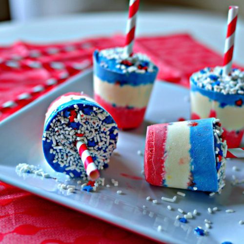 Patriotic Pudding Pops - Meg's Everyday Indulgence