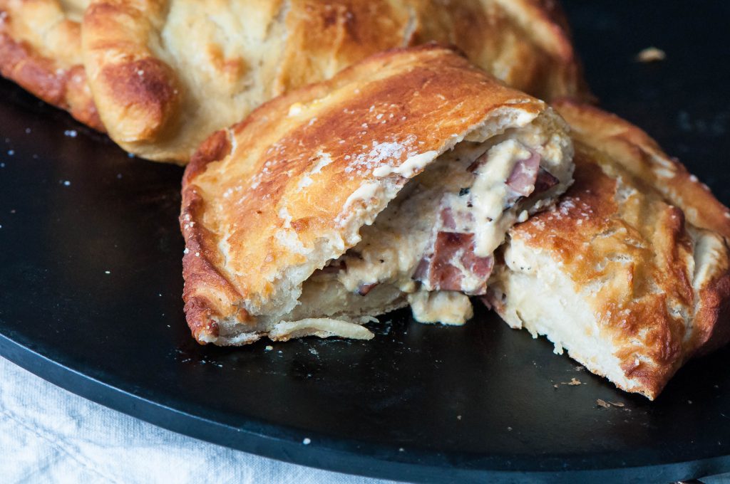 Ham and Cheese Pretzel Calzones - Meg's Everyday Indulgence