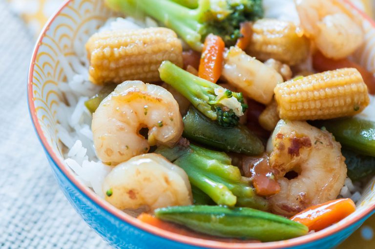 Simple Shrimp Stir Fry - Meg's Everyday Indulgence
