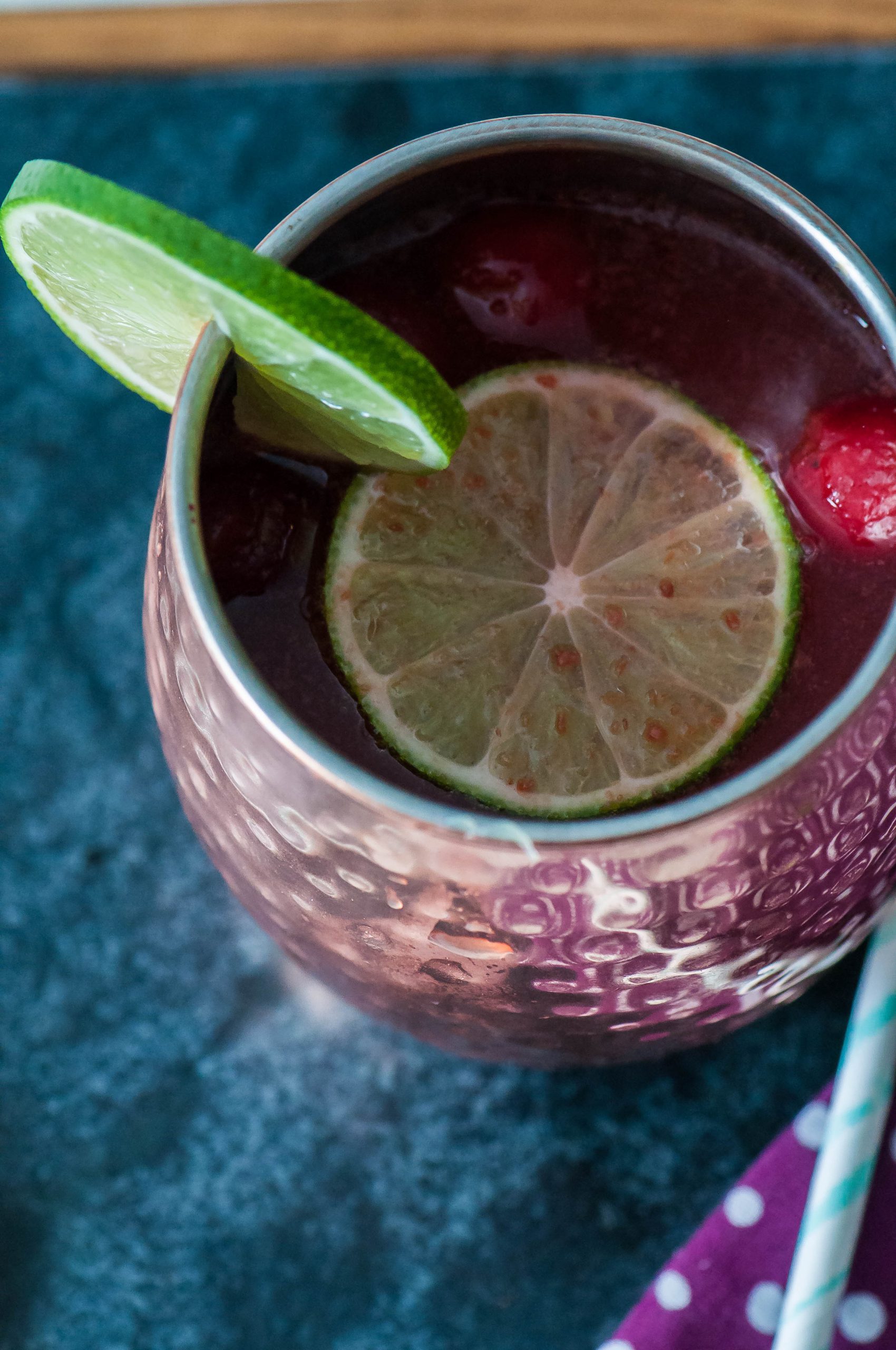 Cherry Moscow Mule - Meg's Everyday Indulgence