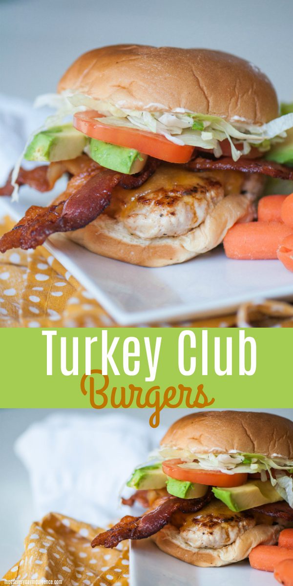 Turkey Club Burgers - Meg's Everyday Indulgence