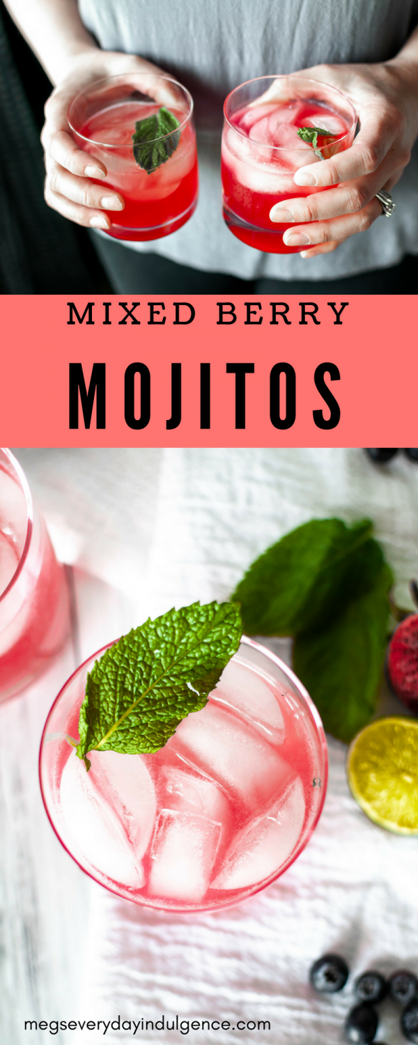 Mixed Berry Mojitos - Meg's Everyday Indulgence