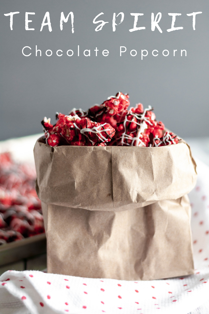 Team Spirit Chocolate Popcorn - Meg's Everyday Indulgence