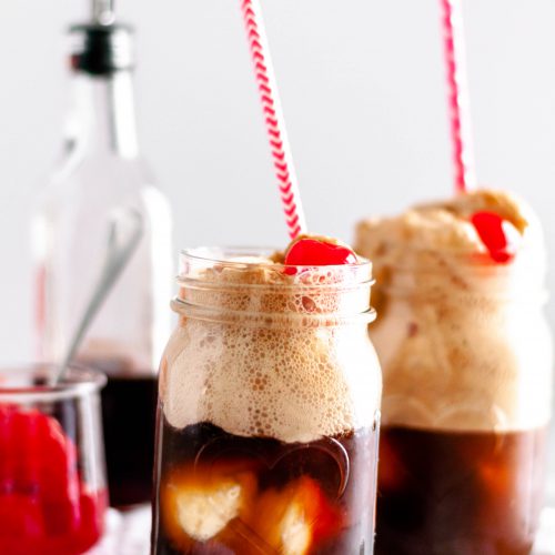 Cherry Vanilla Coke Floats - Meg's Everyday Indulgence
