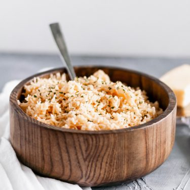 Instant Pot Garlic Parmesan Rice - Meg's Everyday Indulgence