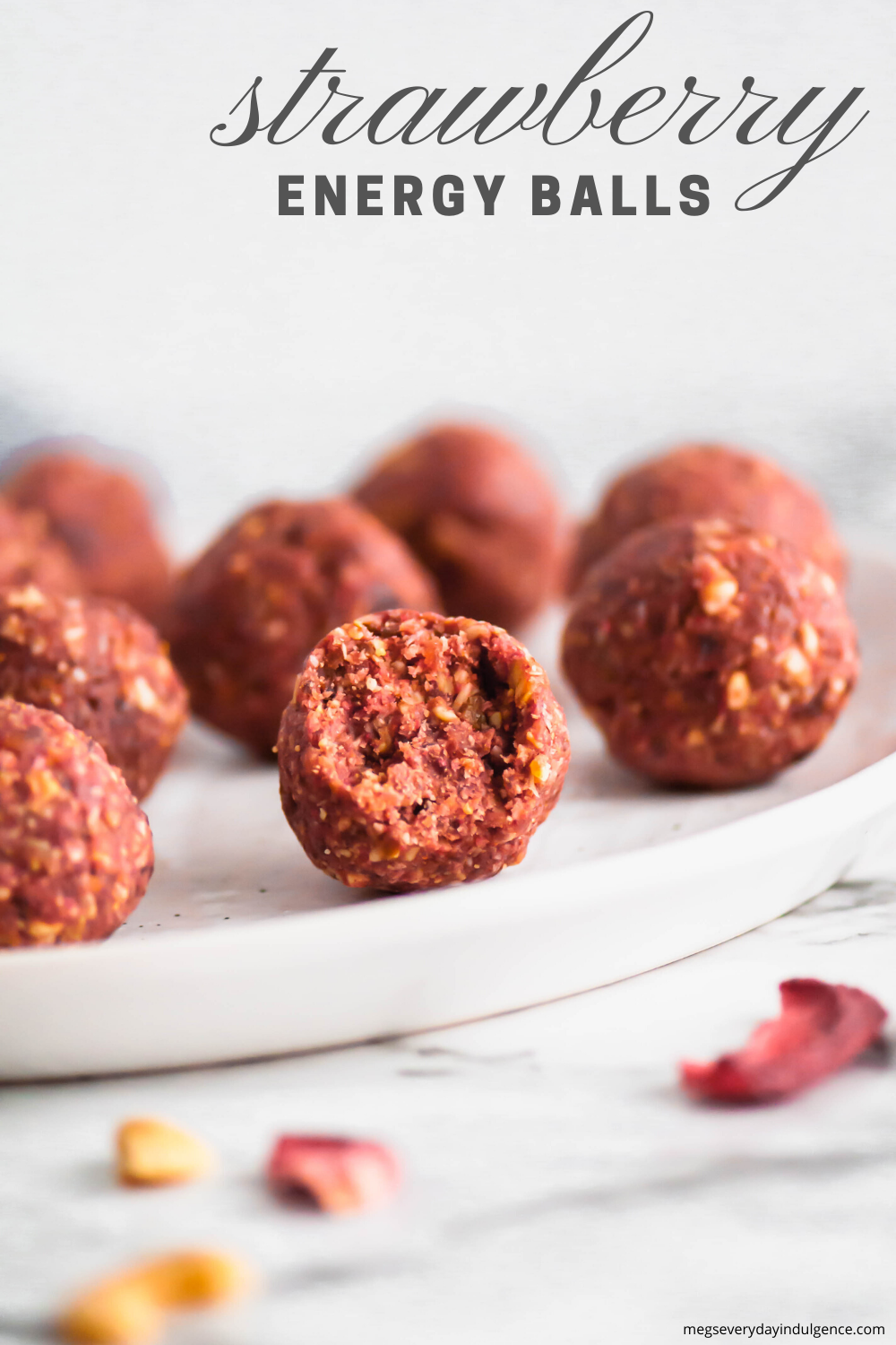 Strawberry Energy Balls - Meg's Everyday Indulgence