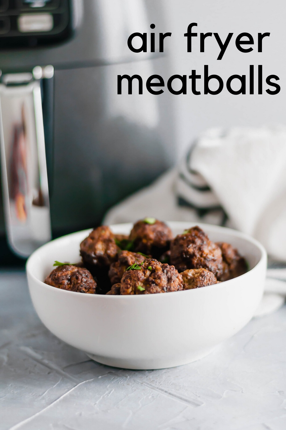 Air Fryer Meatballs - Meg's Everyday Indulgence