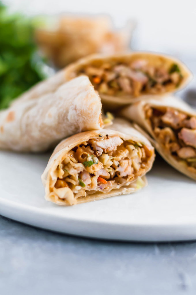 Thai Chicken Wraps - Meg's Everyday Indulgence