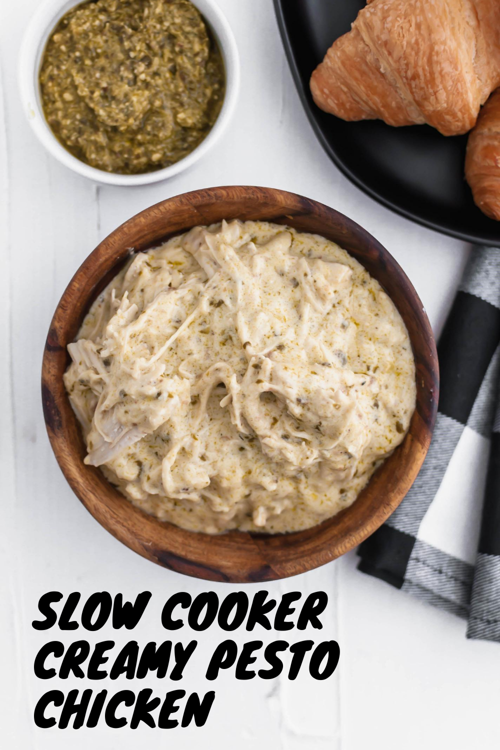 Slow Cooker Creamy Pesto Chicken - Meg's Everyday Indulgence