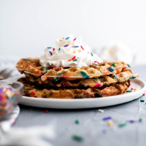 Funfetti Waffles - Meg's Everyday Indulgence