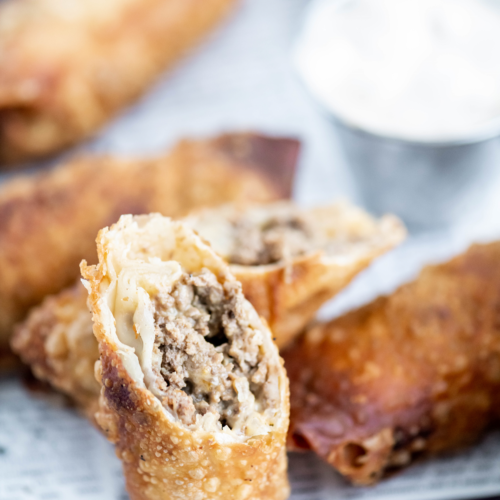 Cheeseburger Egg Rolls - Meg's Everyday Indulgence